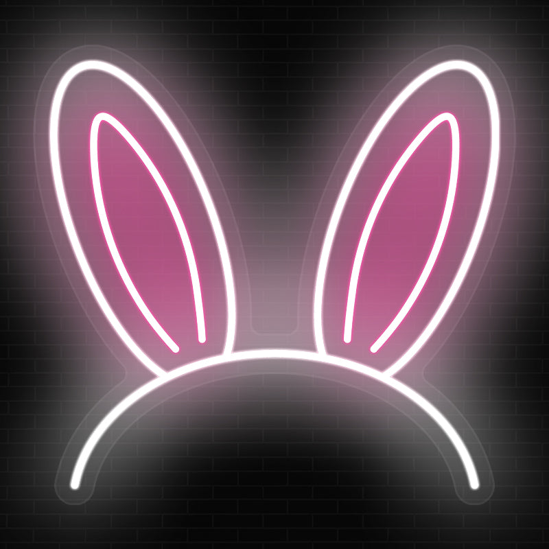 Children Bedroom Bunny Ears Neon Sign