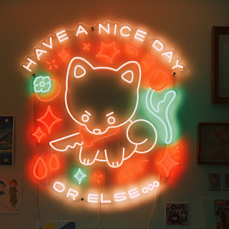 Have A Nice Day Sign × Pikarar - Artistic Vibe