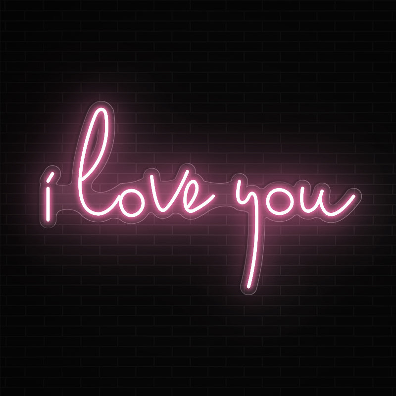 I Love You Neon Sign- Neon Wedding Sign