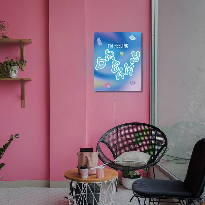I'm Feeling Dreamy Neon Sign - Create a Serene Atmosphere
