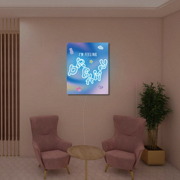 I'm Feeling Dreamy Neon Sign - Create a Serene Atmosphere