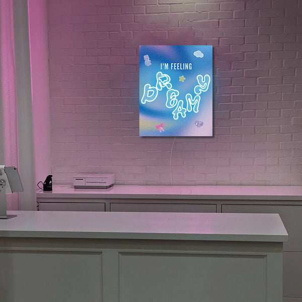 I'm Feeling Dreamy Neon Sign - Create a Serene Atmosphere