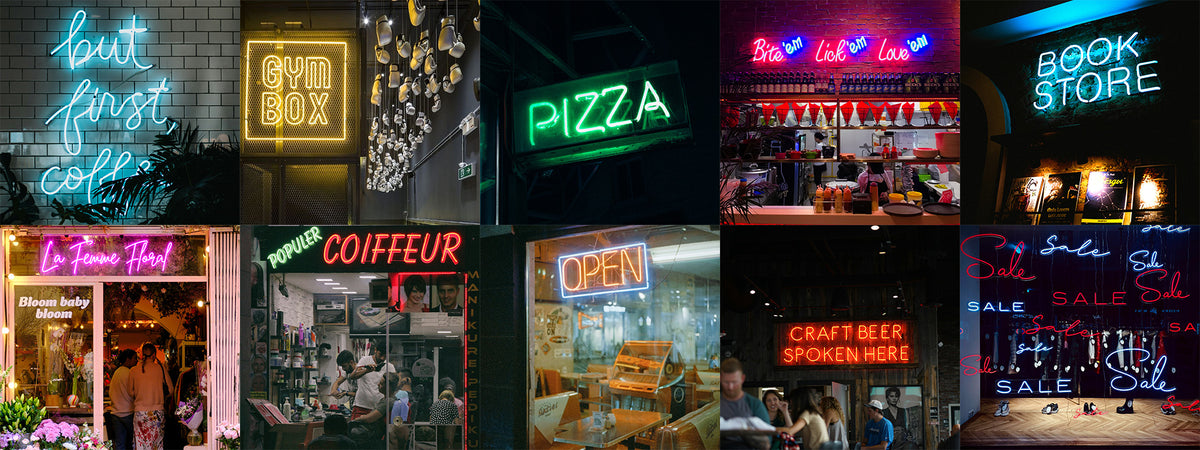 Custom Made Neon Signs With Free Design Service