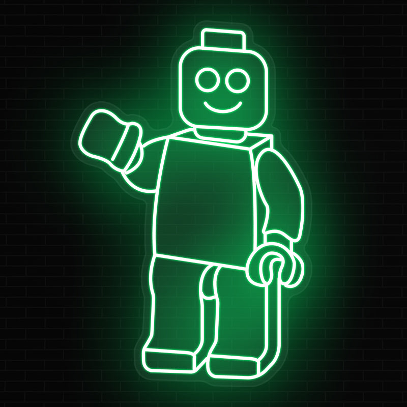 Lego Neon Sign For Playroom