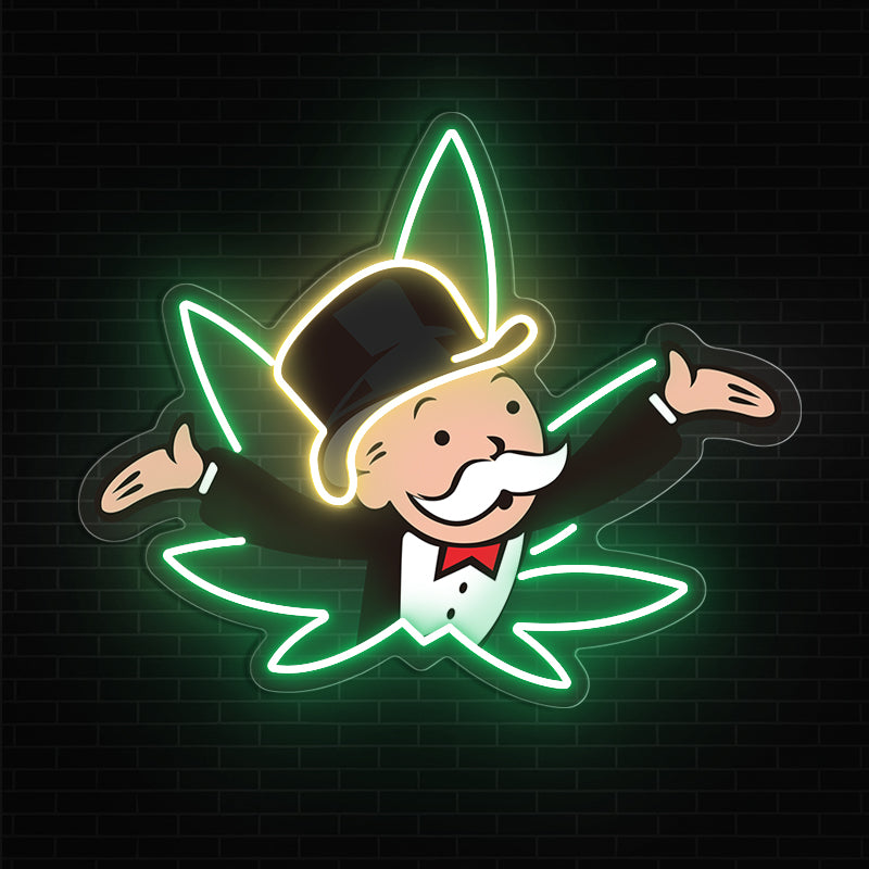 Monopoly Neon Sign Wall Art