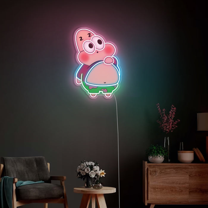 Patrick Star UV Printing Neon Sign